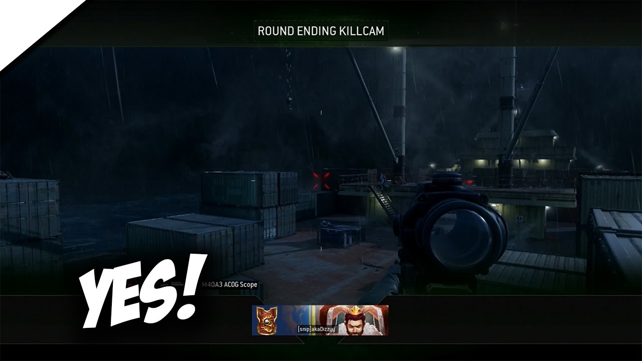 MY FIRST SHOT ON THE NEW MAP "Wet Work" (MWR Trickshot!) - YouTube