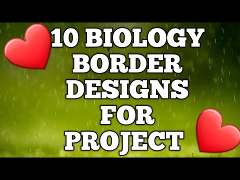 Biology Border Designs For Project |Biology Assignment Front Page ...