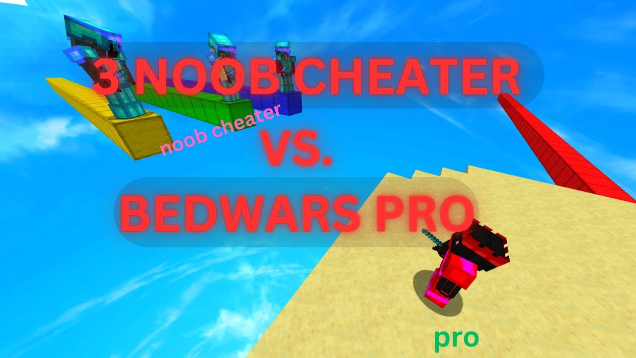 3 NOOB CHEATER vs. BEDWARS PRO auf Hypixel - YouTube
