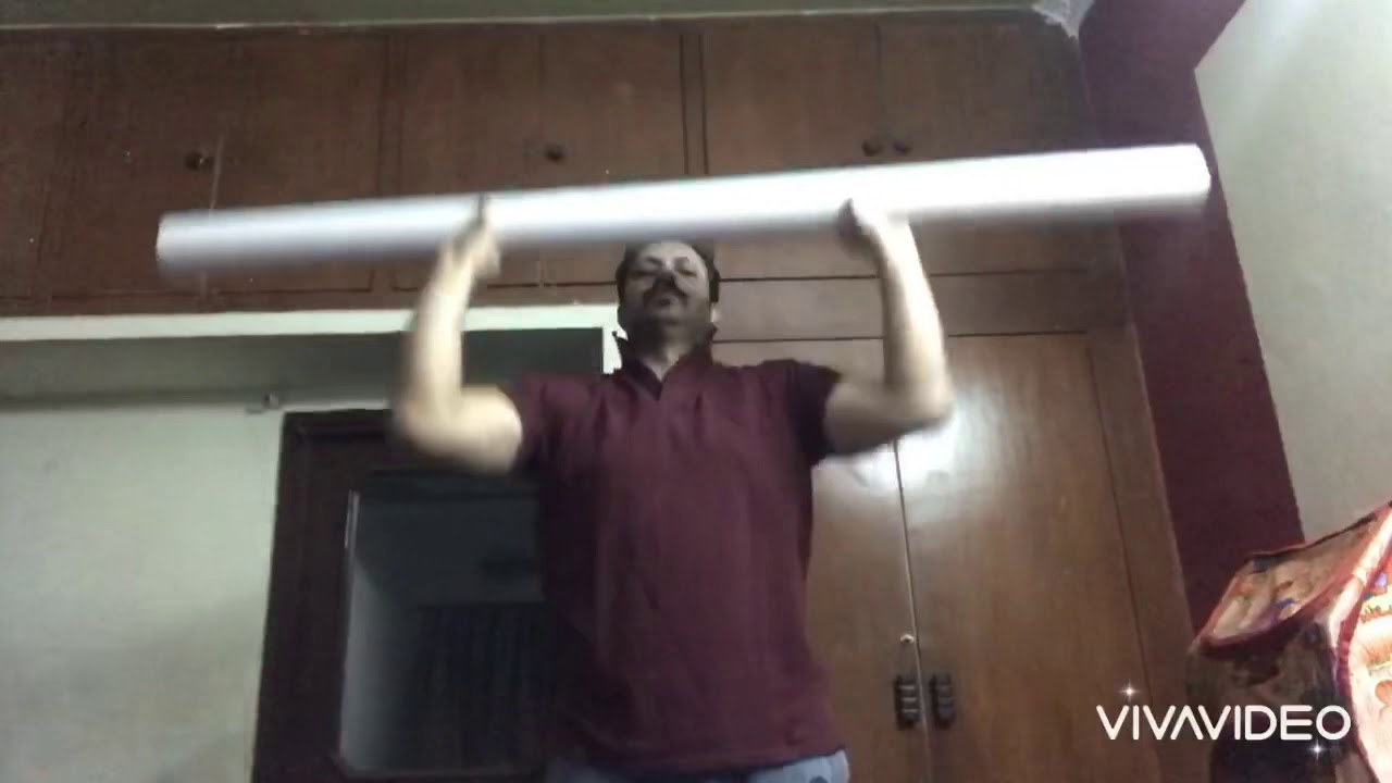 Shoulder workout with pvc pipe - YouTube