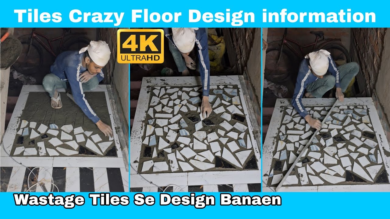 Tiles Crazy Floor Design installation | tiles interior design | by ...