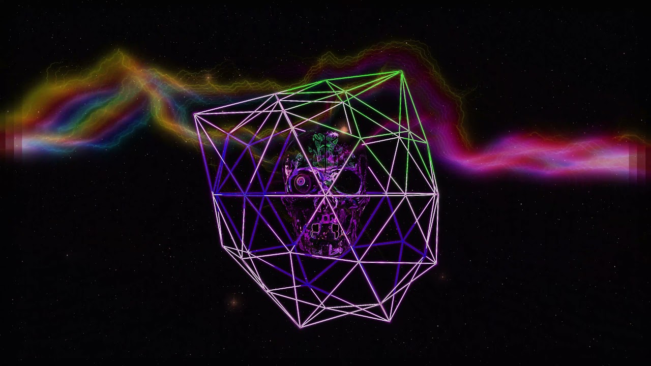 [4K] VJ Loop - Reacting Skull - YouTube