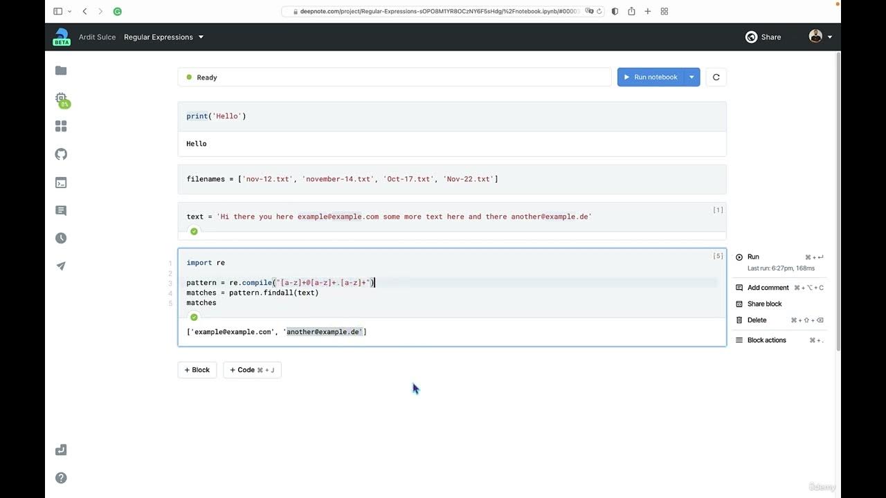 Regular Expressions Example | Automate Everything with Python - YouTube