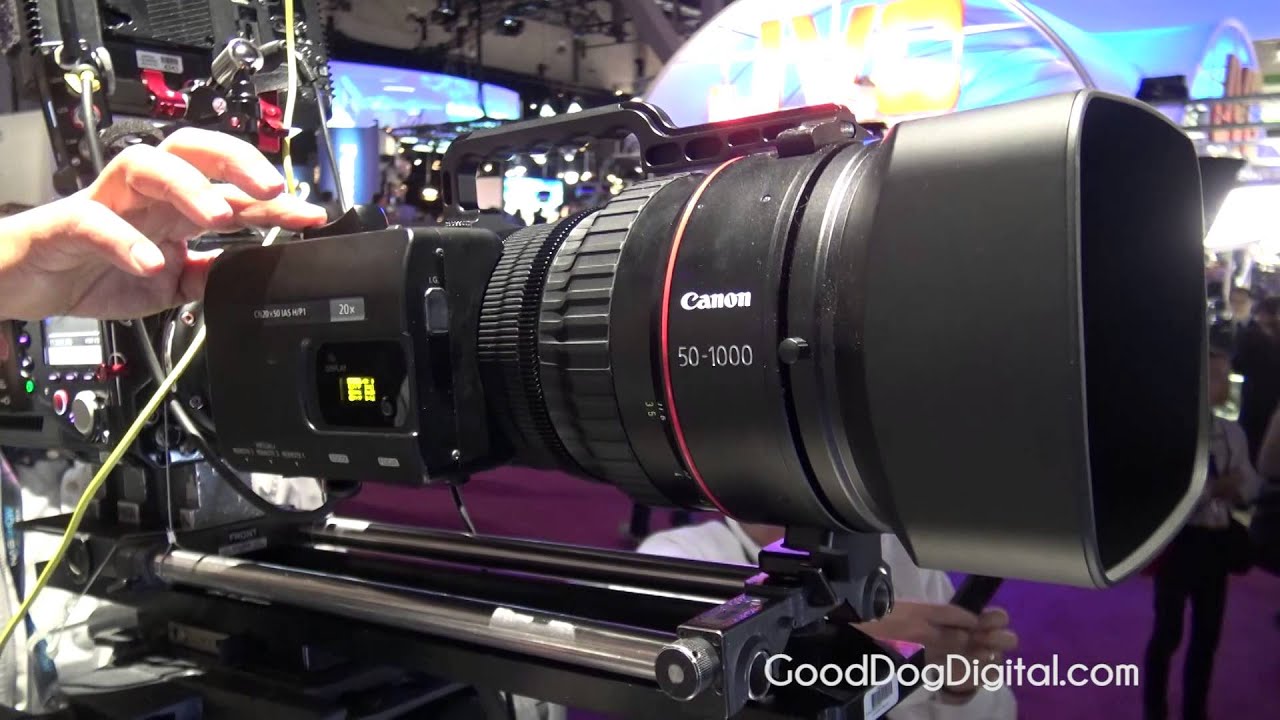 NAB 2015 Canon Cine Servo 50-1000mm T5.0-8.9 Lens - YouTube