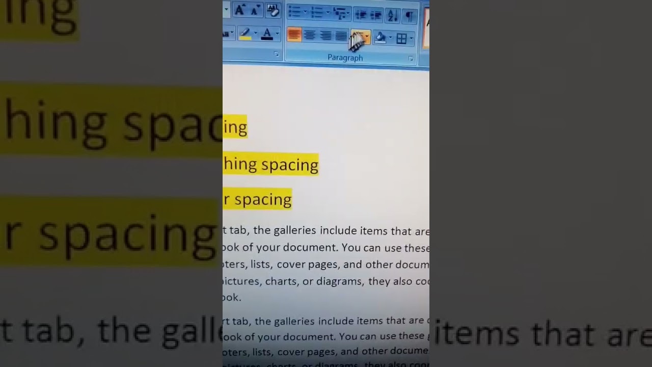 Spacing in MS Word | Line spacing | Character spacing | Paragraph ...