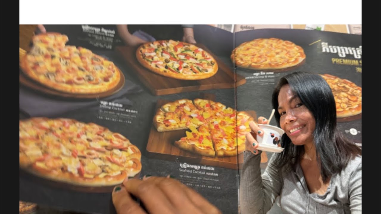 Heritage walk(supermarket in Siem Reap Cambodia) show menu of food ...