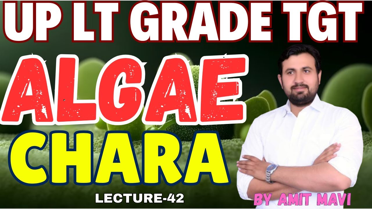 UP LT GRADE TGT / BOTANY / ALGAE / CHARA / LECTURE-42 / BY AMIT MAVI ...