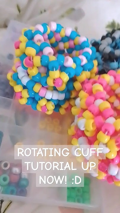 ROTATING KANDI CUFF TUTORIAL UP NOW !1!!1!! :3 #kandi #bracelet # ...