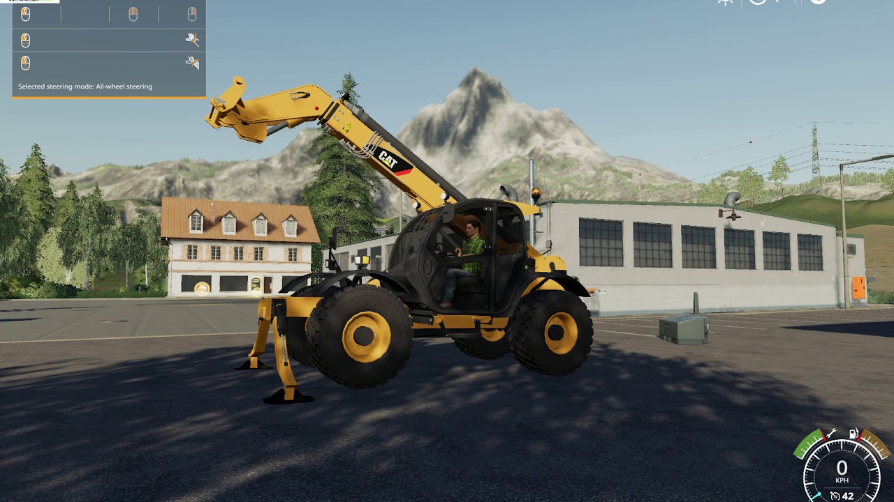 FS19 - CAT Telehandler - YouTube