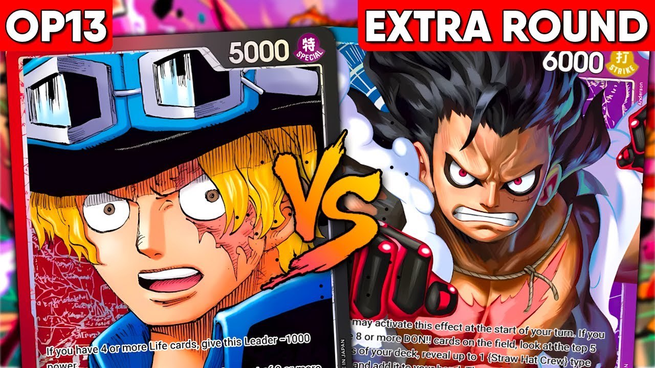 [OP13] RB Sabo 🆚 UP Luffy 🏆 Local Tournament - Extra Round | OPTCG ...