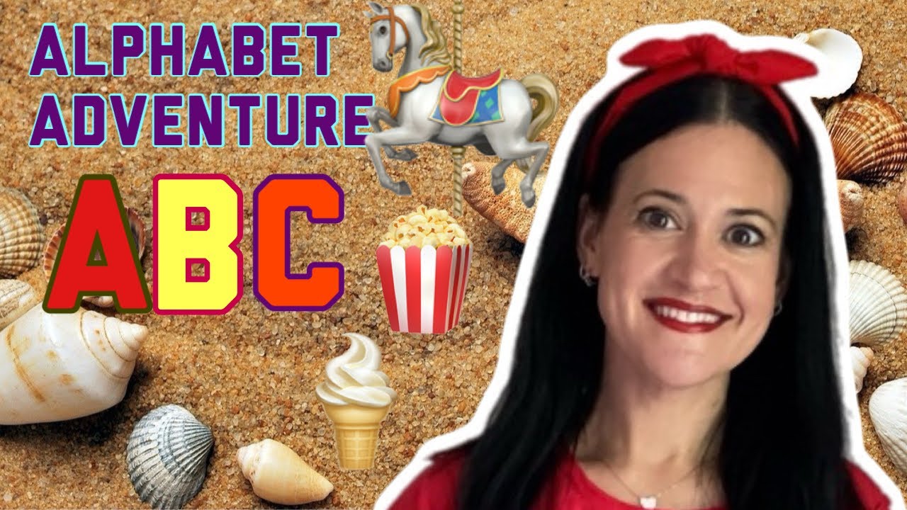 ABC learning for toddlers! Learn the letters of the Alphabet on a beach ...