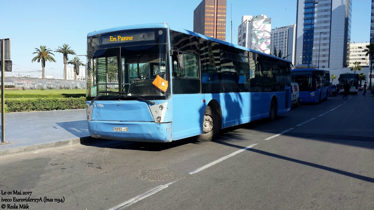 [M'dina Bus] ft. iveco Eurorider27A !! Best of ZF 4HP502C Ecomat 2 ...