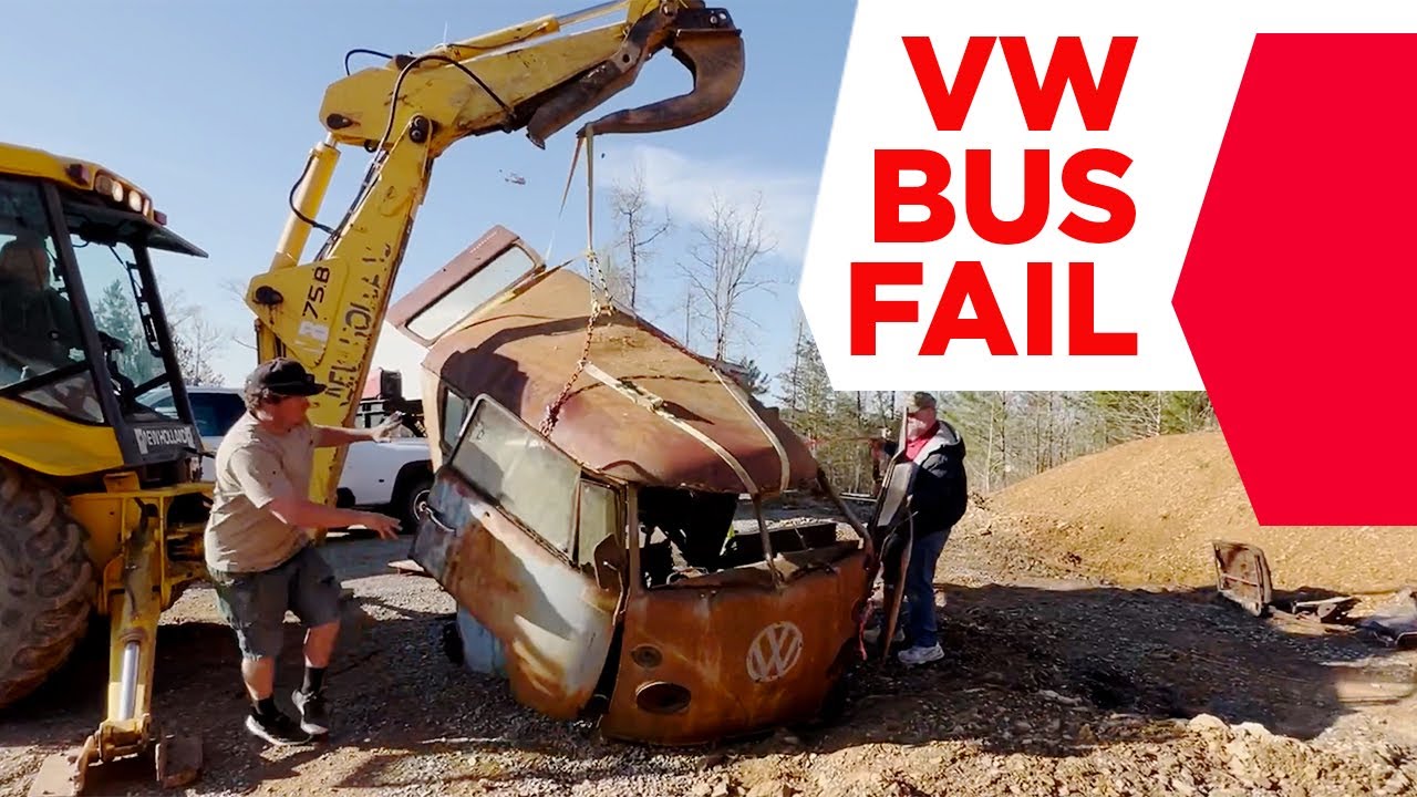 1965 VW Kombi bus takes a turn for the worse; Split-window nightmare ...