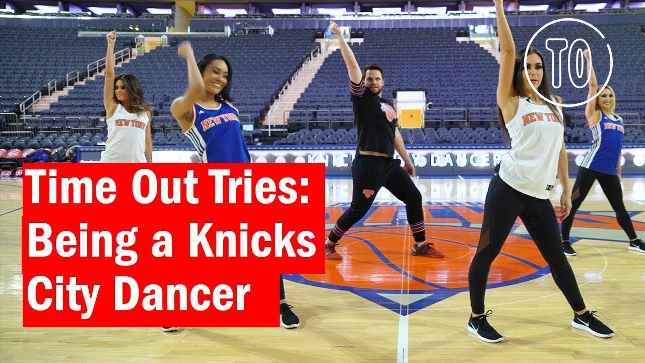 Time Out Tries | Being a Knicks City Dancer - YouTube