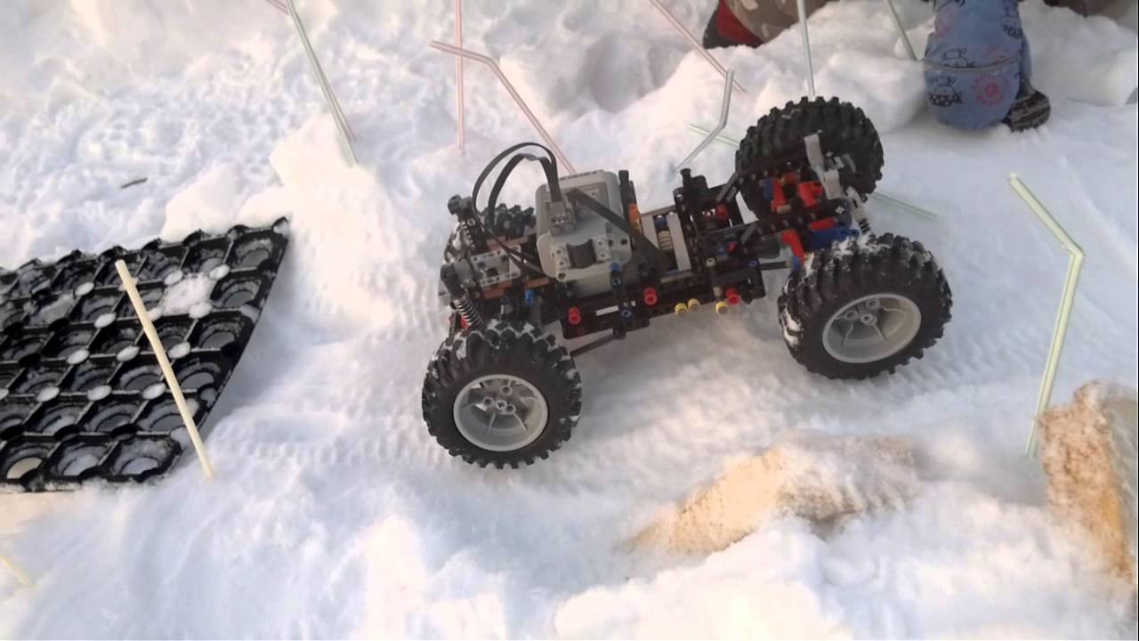Lego Awd advanced RC chassis. Test. WOrk in progress! - YouTube