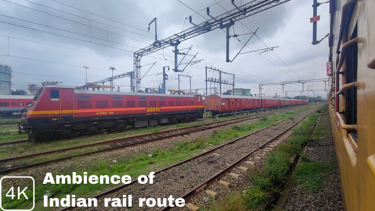 Ambience of Indian Rail route | Window view | Southern railway ...