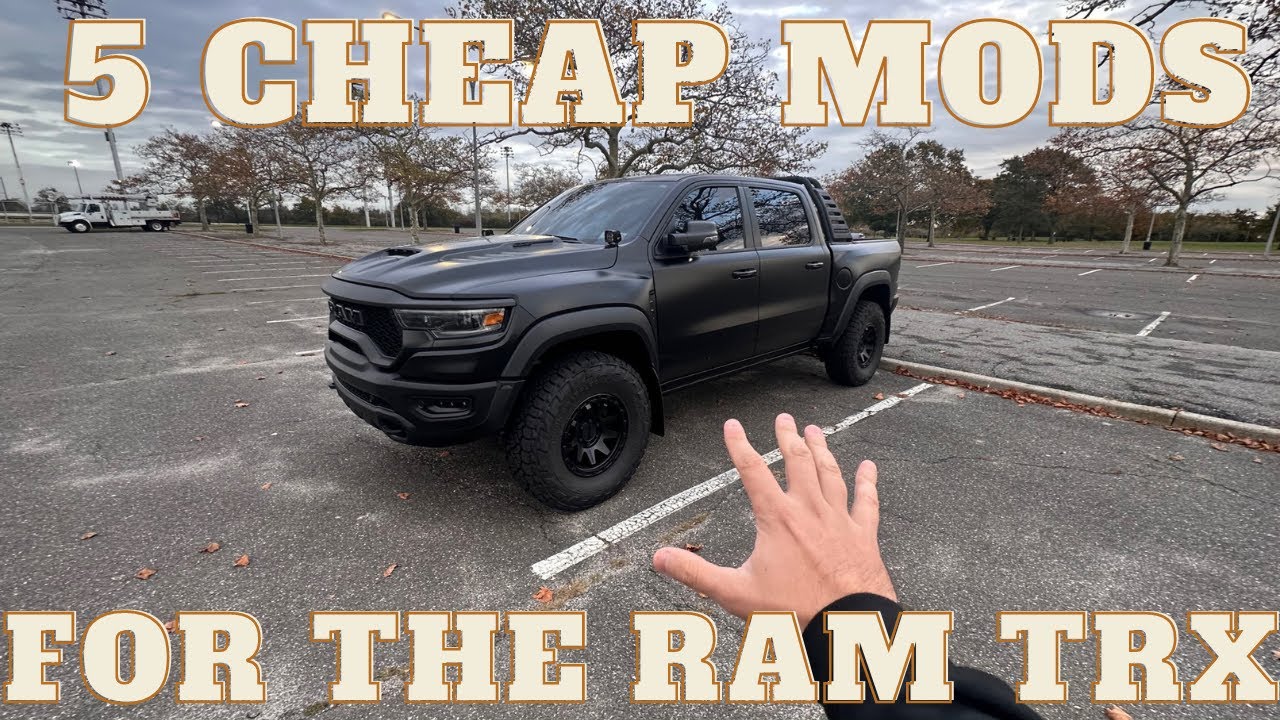 5 CHEAP MODS FOR THE RAM TRX!!! ALL UNDER $50! - YouTube