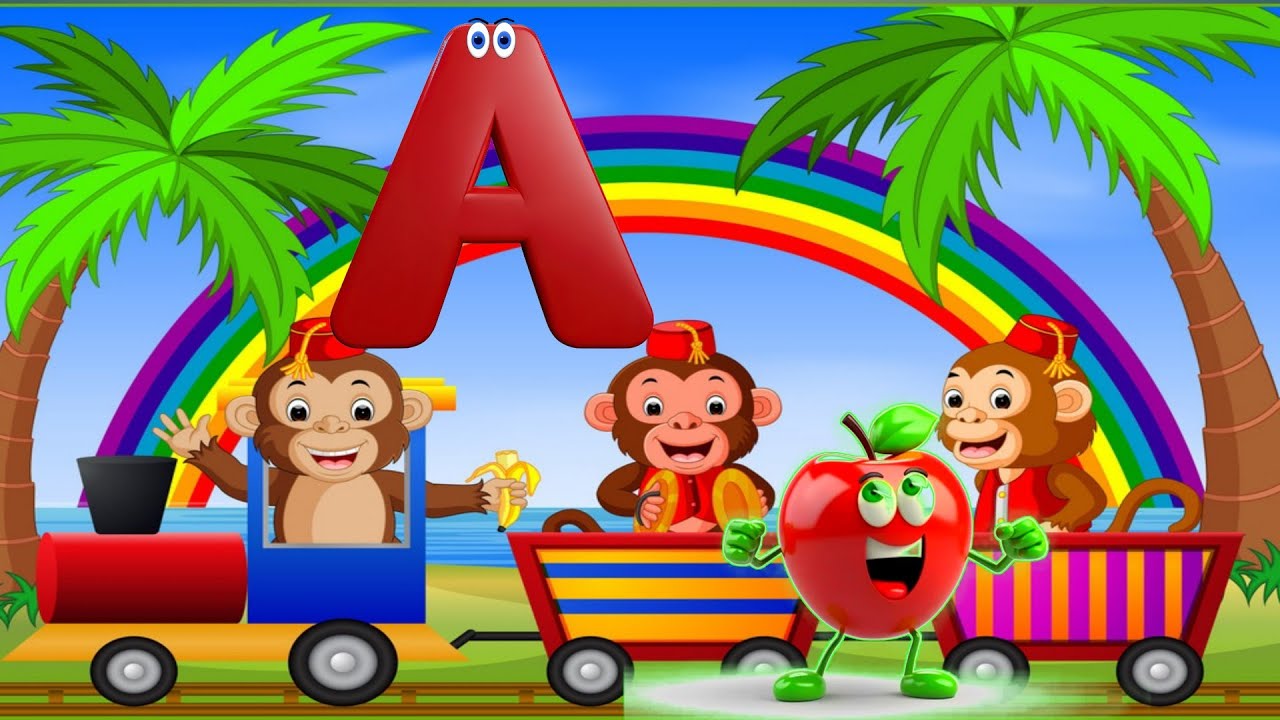 ABC kiddos song /kiddos play with learn ABCD song /Abc kids song - YouTube