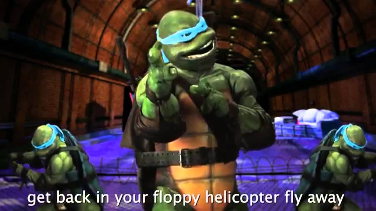 Epic rap battles of history artist vs tmnt in slow motion - YouTube