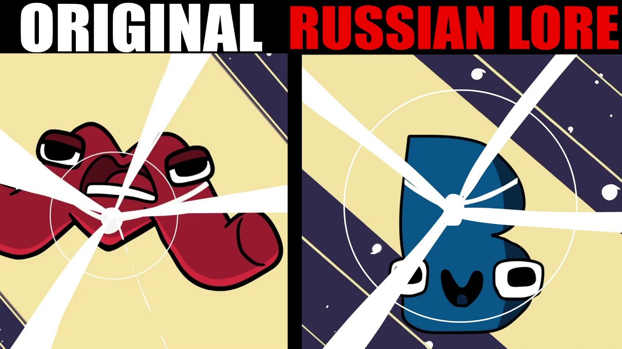 Alphabet Lore vs New Russian Alphabet Lore V Transformation - YouTube