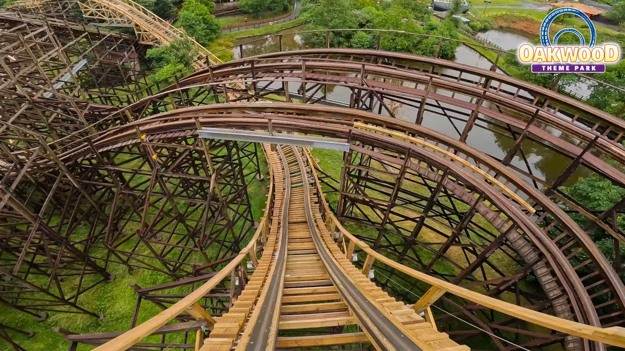 Megafobia Front Seat On-Ride POV 4K | Oakwood Theme Park - YouTube