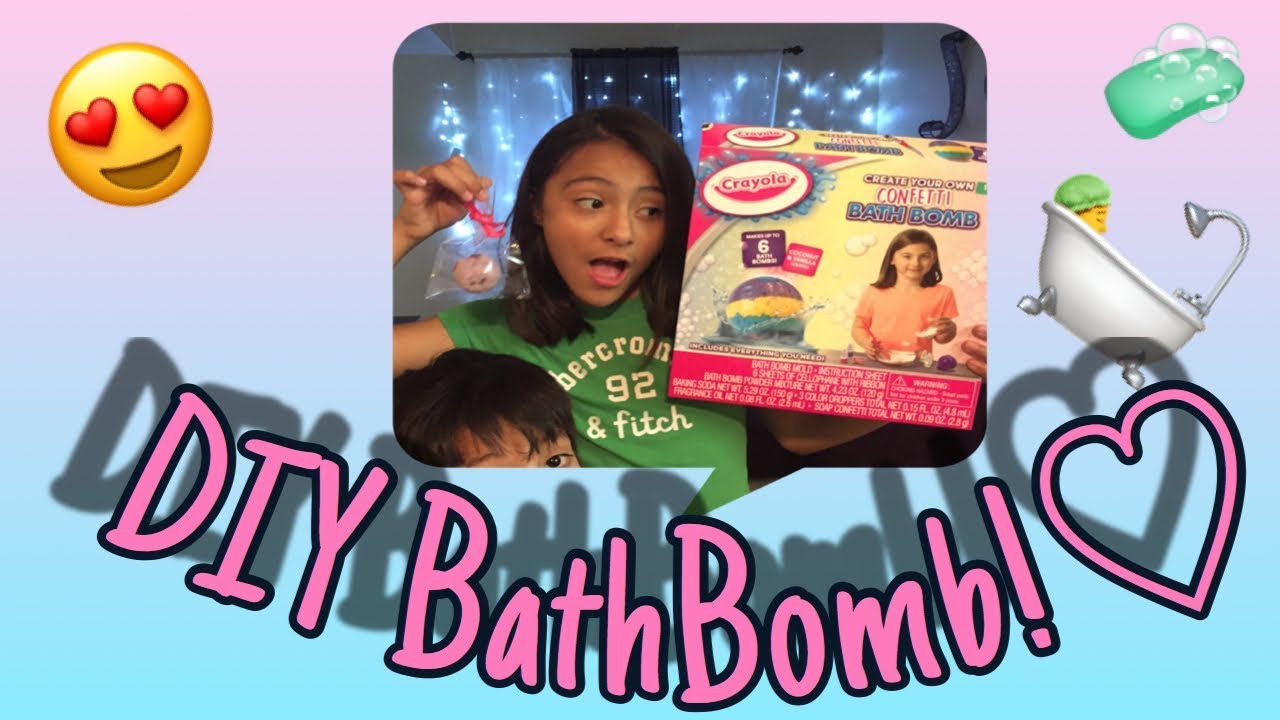 DIY Confetti Bath Bombs by Crayola - YouTube