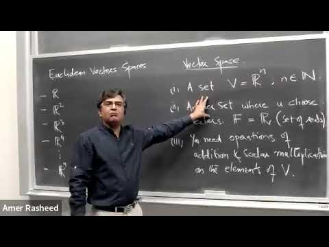MATH120 (S1): Lecture - 13 - General Vector Spaces and Subspaces - YouTube