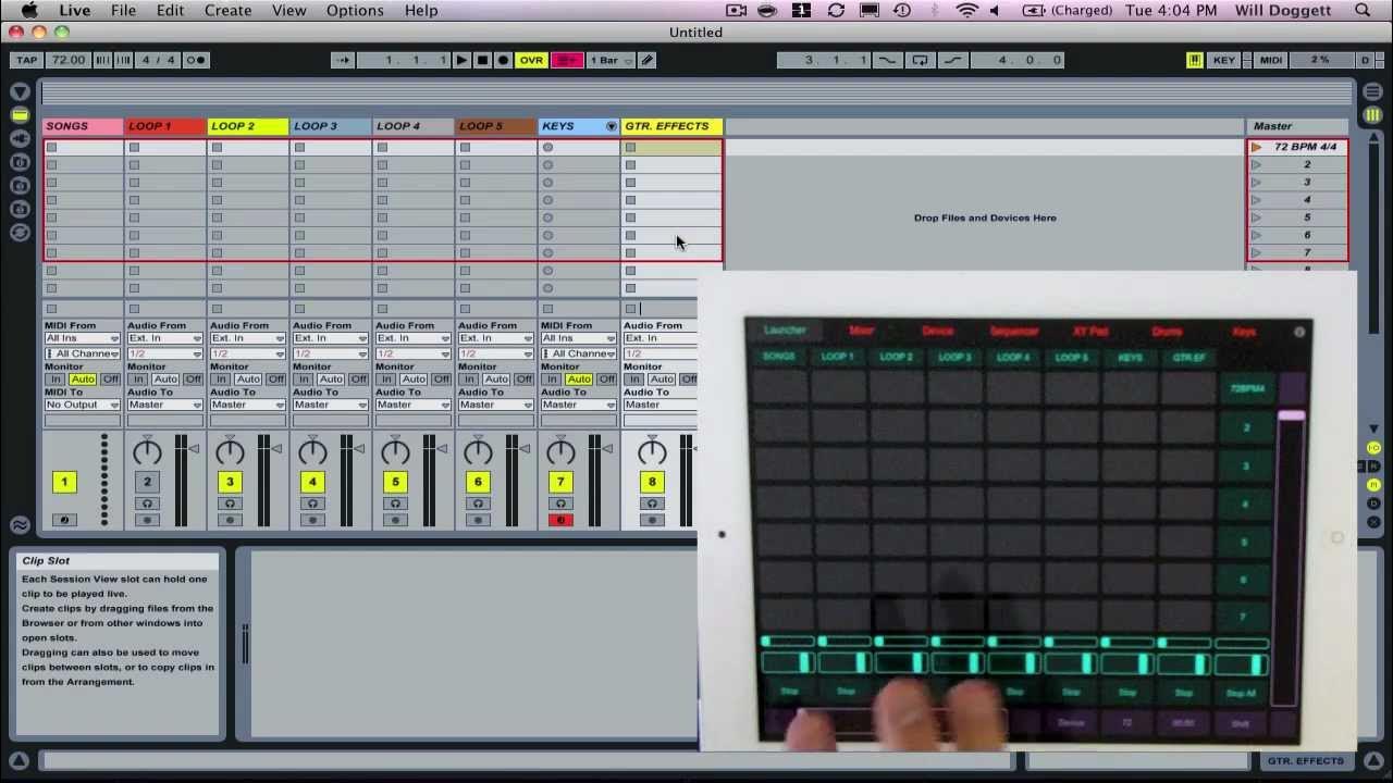 Setting up Touch OSC with Ableton Live - YouTube