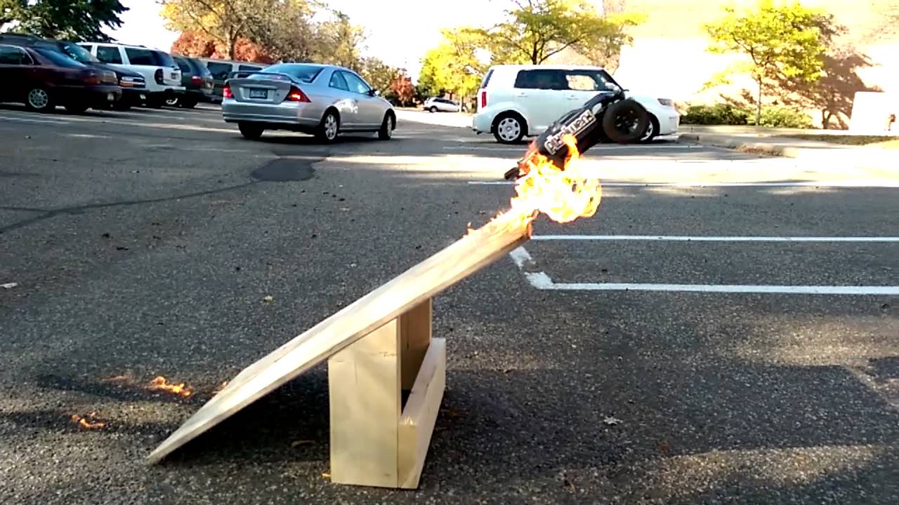 Mini revo flame ramp 2 - YouTube