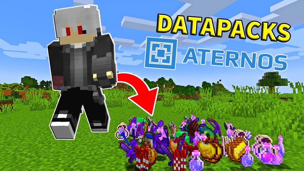 COMO INSTALAR DATAPACKS EN UN SERVIDOR DE ATERNOS MINECRAFT!! - YouTube