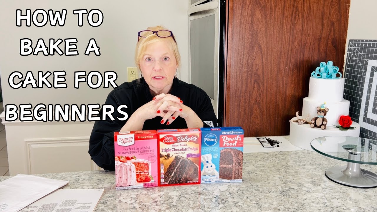How To Bake A Cake Using A Cake Mix - YouTube