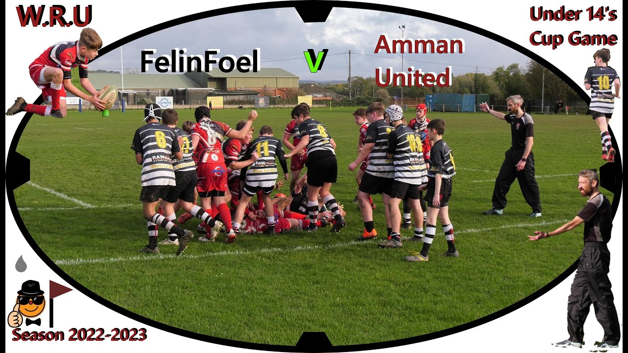 Felinfoel R.F.C v Amman United R.F.C Under 14's Cup 05-11-2022 - YouTube