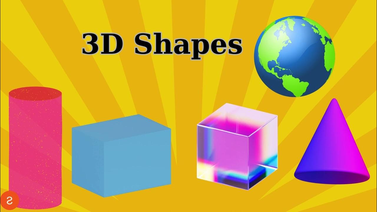 Learn 3D Shapes & Give a Concept of 3D Shapes for children # Learn ...