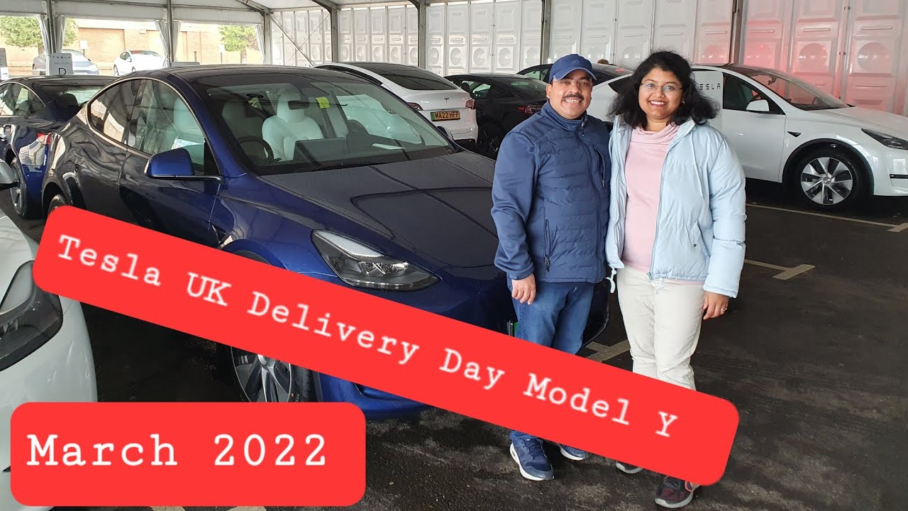 Tesla Model Y delivery day (March 2022) experience- Tesla Manchester ...
