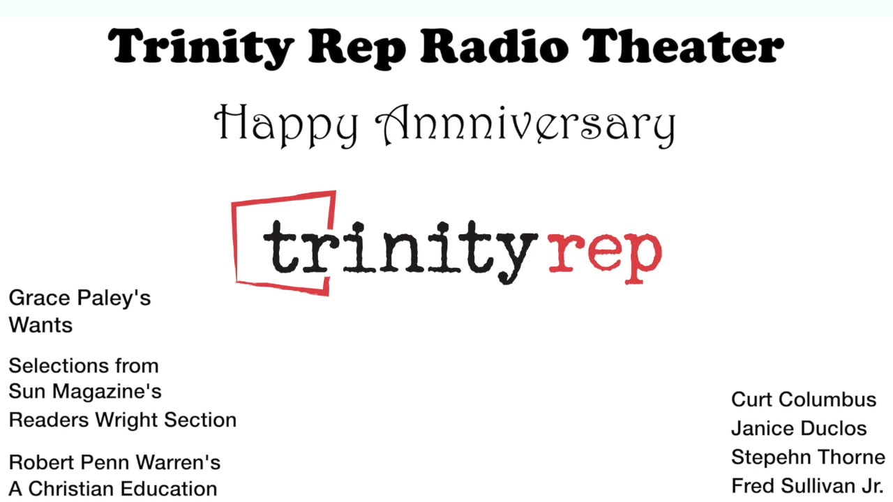 Trinity Rep Radio Theater "Happy Anniversary" - YouTube