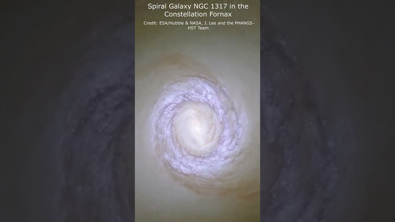Spiral Galaxy NGC 1317 in the Constellation Fornax - YouTube