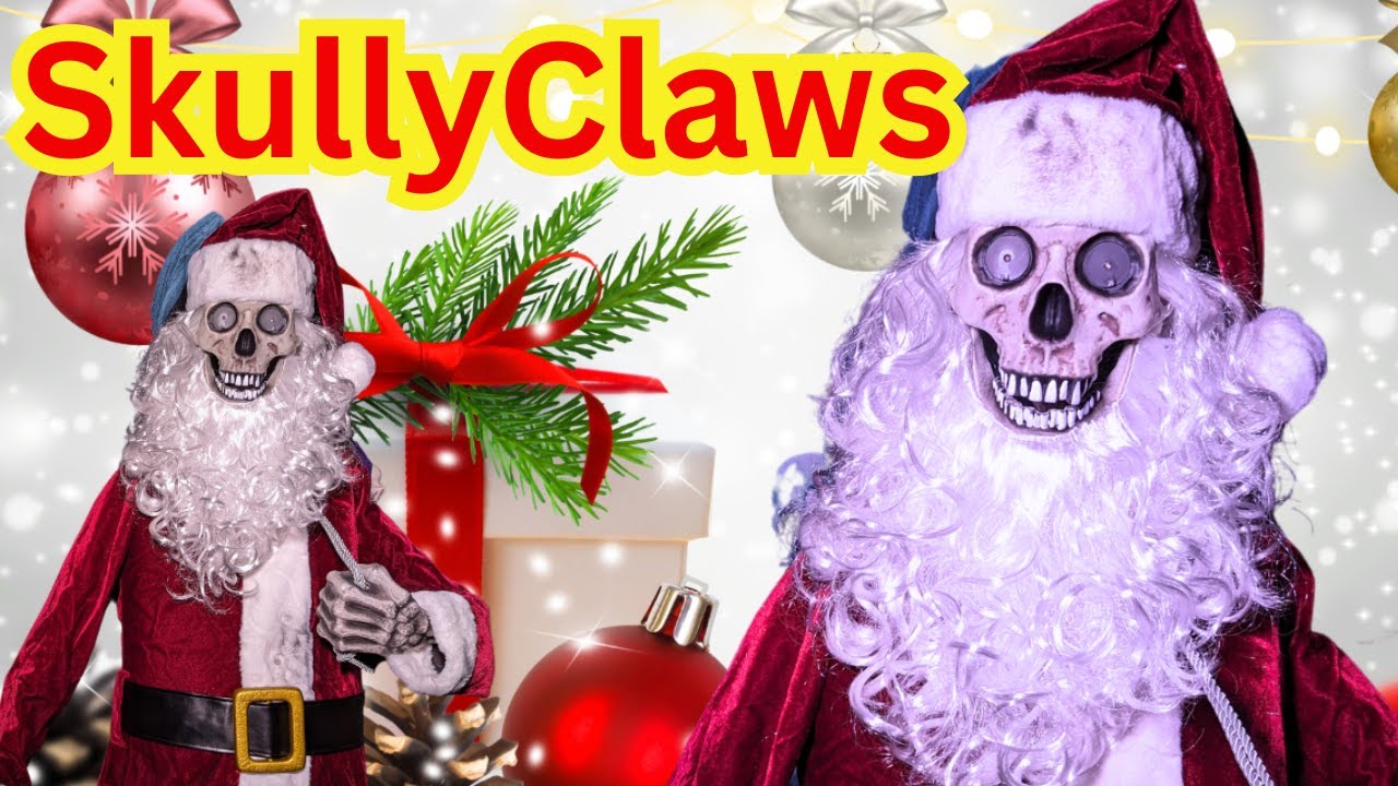 Spooky Santa Assembly/Demo Animatronic Halloween Prop - YouTube