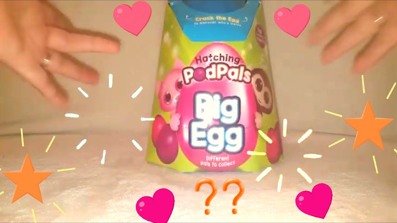 Hatching Big Egg PodPals Surprise - YouTube