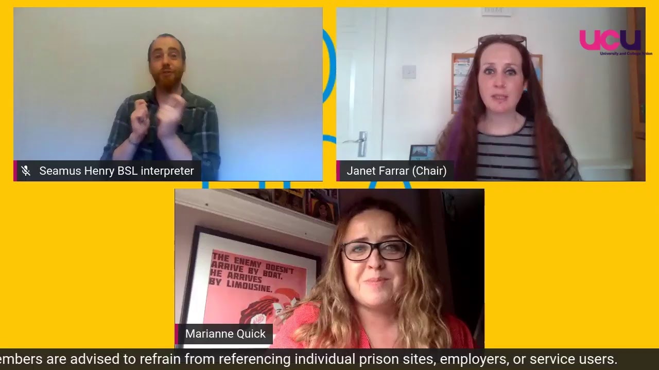 UCU Fund the Future: Prison Education - A Vision for the Future webinar ...
