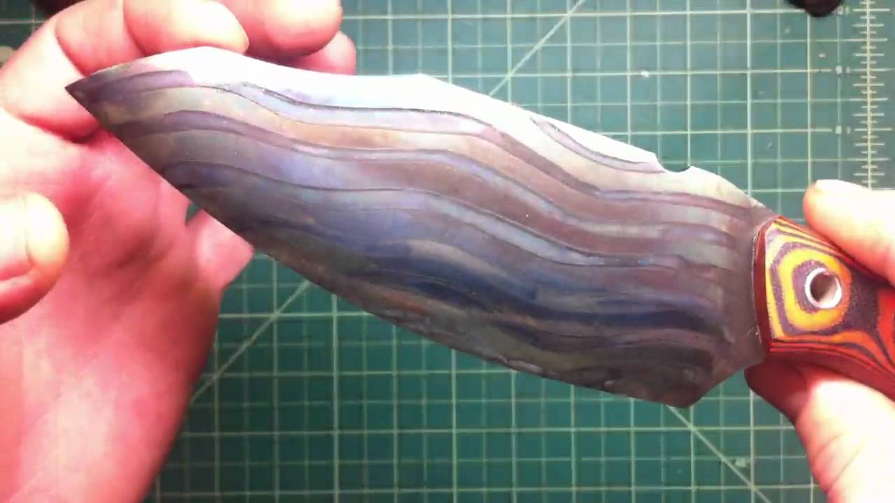 Tiger Blued Habillis Bush Tool Knife - YouTube