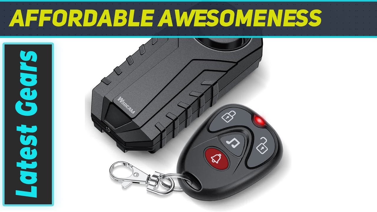 WSDCAM 113dB Loud Anti Theft Vibration Sensor Alarm Review - YouTube