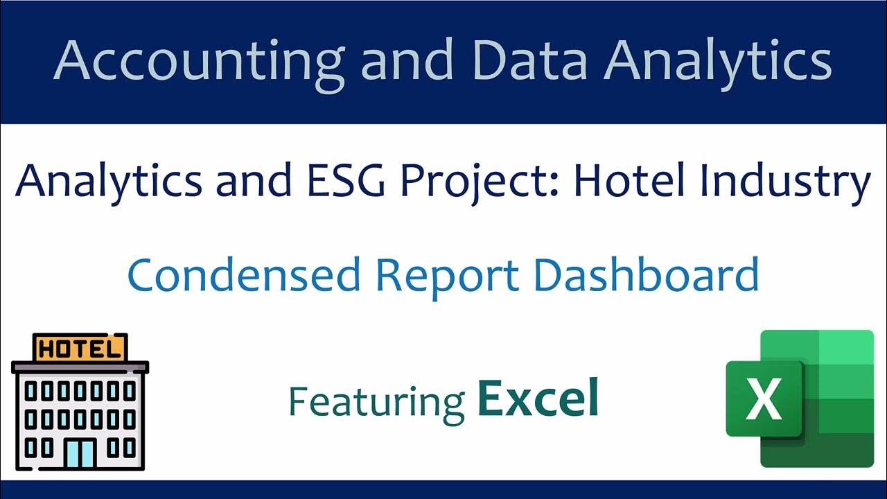 ESG Condensed report project: Excel dashboard tutorial - YouTube