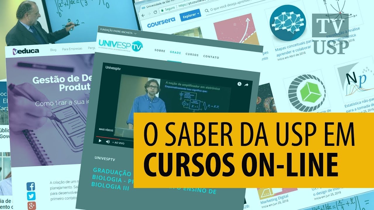 O saber da USP em cursos on-line - YouTube