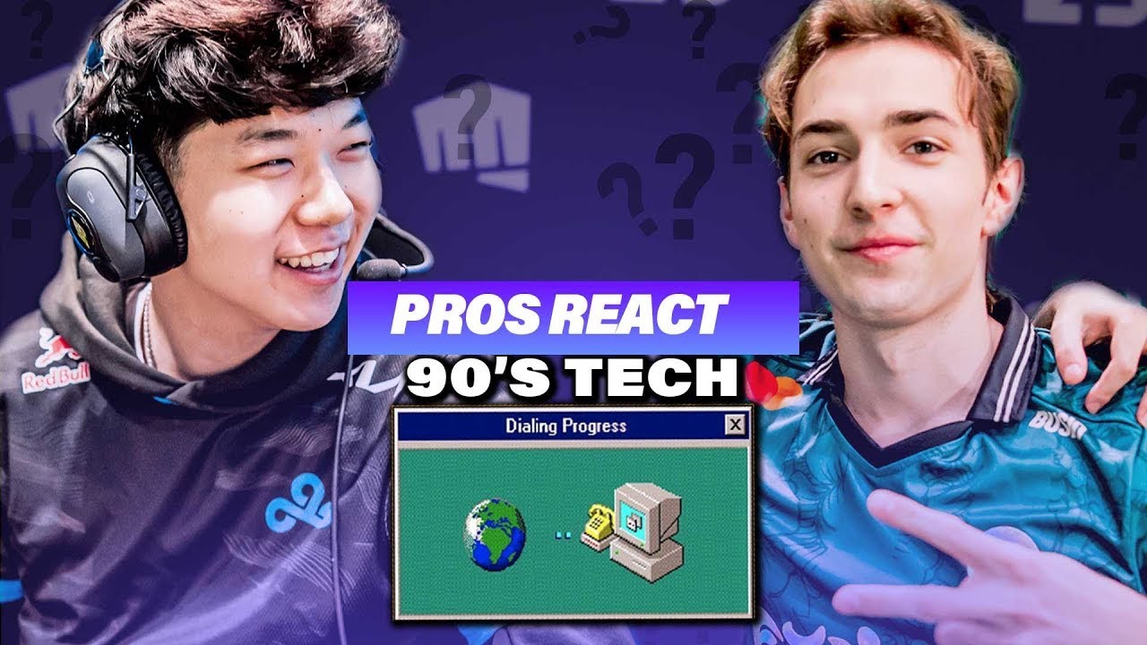 Zoomer Pro Gamers struggle with 90's Technology - YouTube