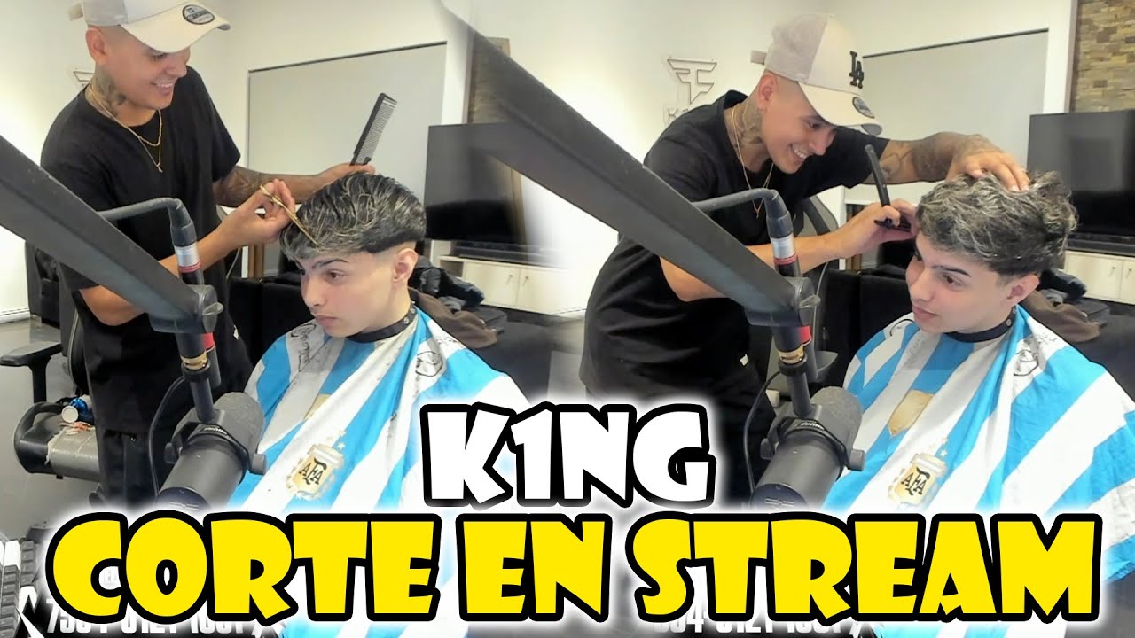 K1NG SE CORTA EL CABELLO EN STREAM🔥 - YouTube