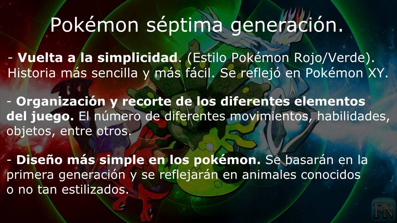 Pokémon 7º Generación - Primeros detalles. - YouTube