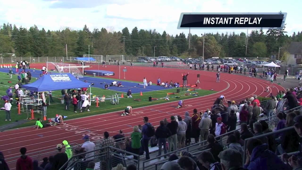 2011 Shoreline Invitational Boys Track Meet, 4 X 100M Relay, Heat 5 ...