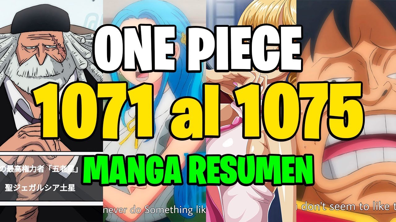 ONE PIECE 1071 al 1075 🔥 RESUMEN del MANGA 🔥 | Full Haki Marco - YouTube