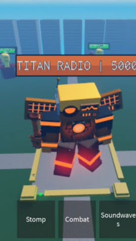 Titan radio man fight the supreme containers and huge container. - YouTube