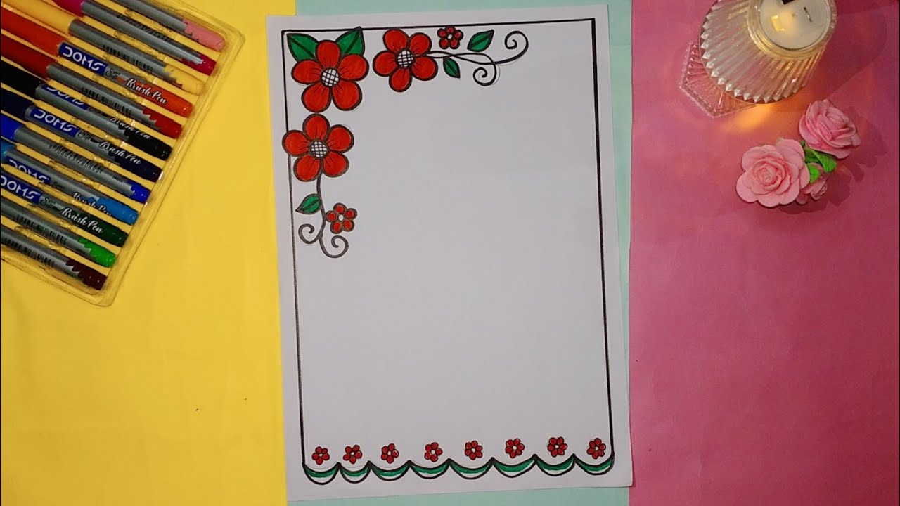 Assignment Front Page Design/A4 Sheet/Project Work Designs/Border ...